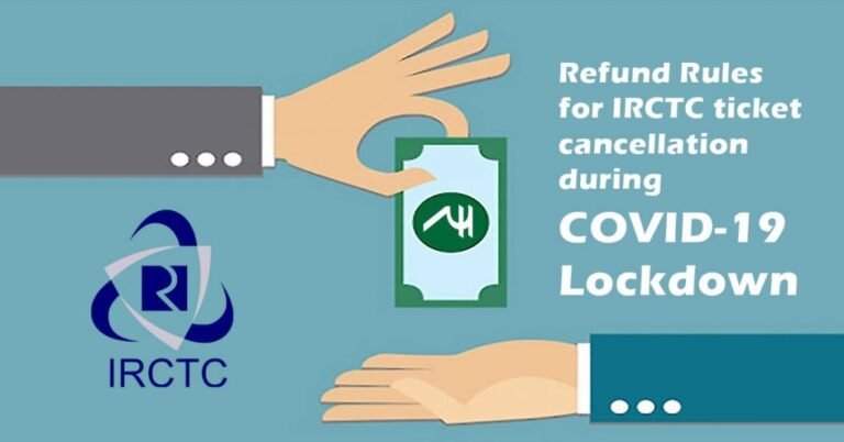 IRCTC E-Ticket Cancellation Charges Policy - Indian Railways