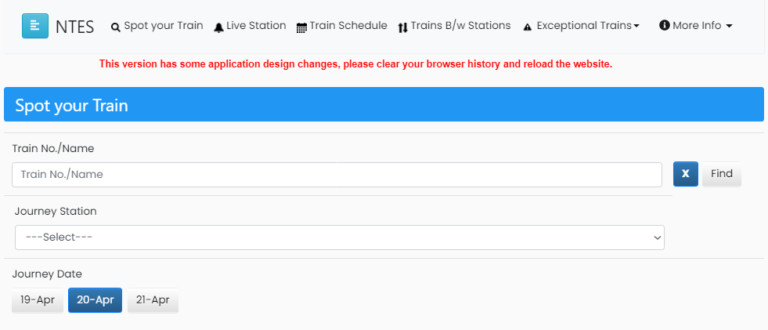 How to Check Live Train Running Status - Railway Station